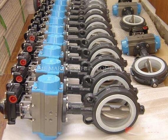 Marine Butterfly Valve Wafer Lug And Flanged Type Concentric Valves